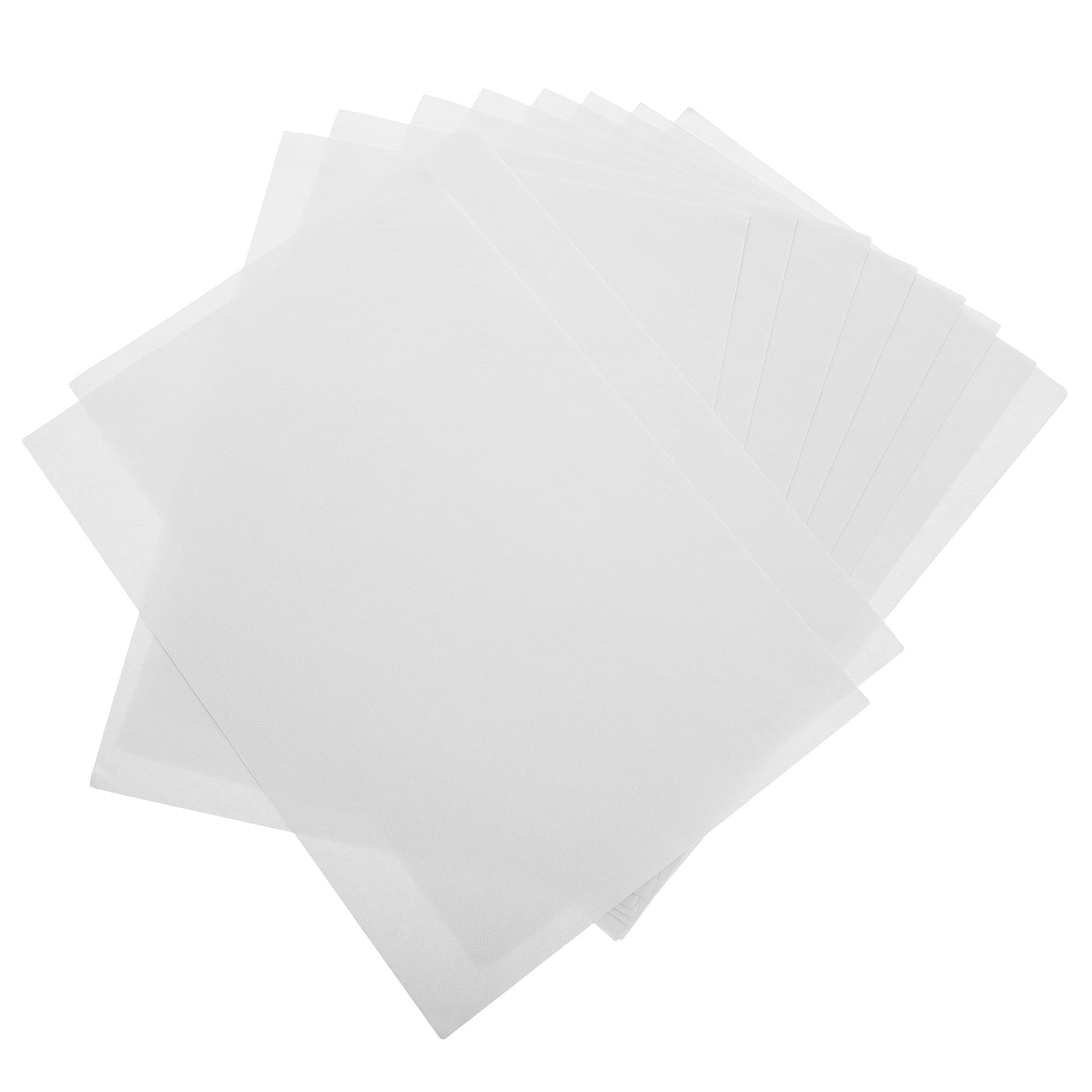 10 Sheets Water Soluble Self-Adhesive Embroidery Paper Wash Away ...