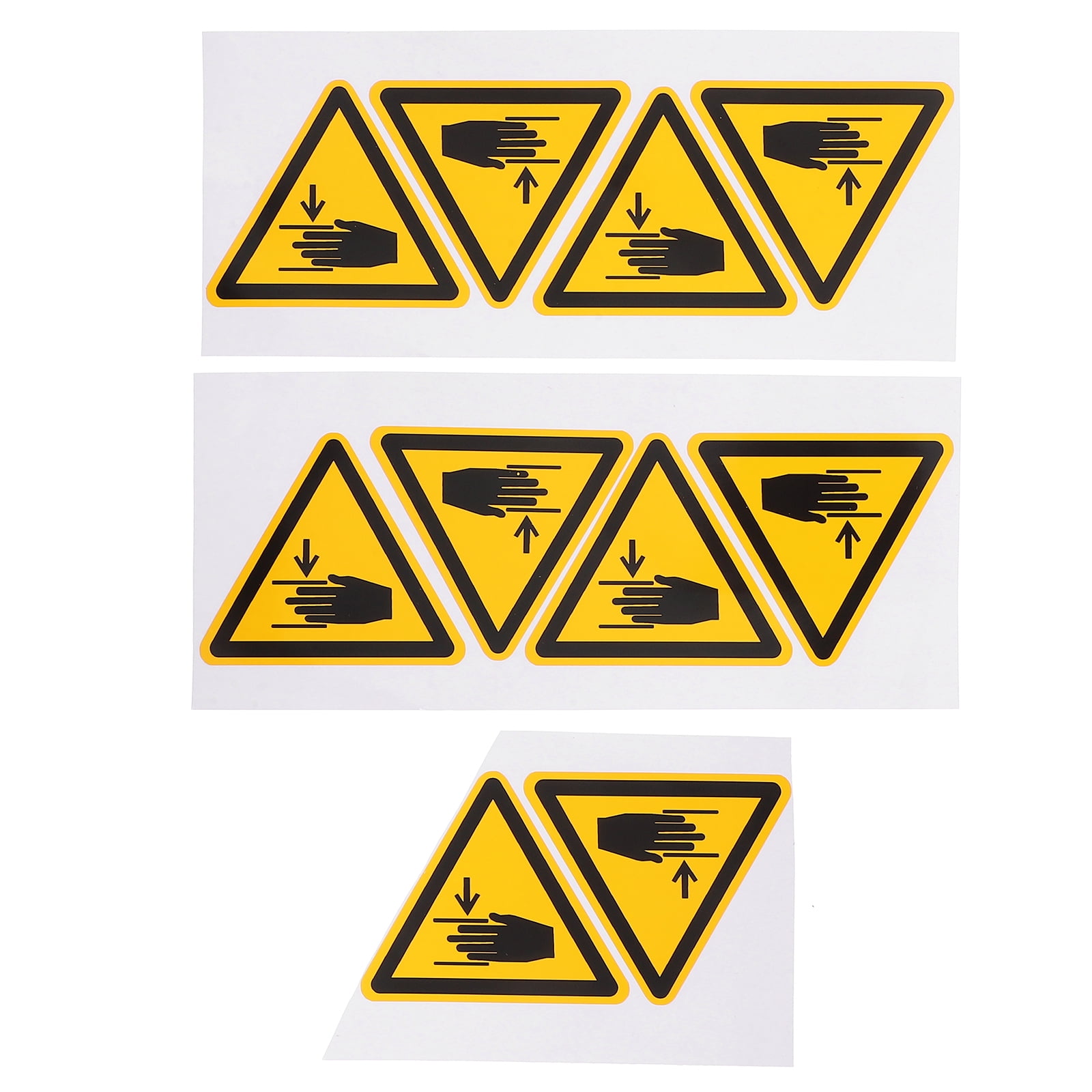 10 Sheets Waterproof Protective Cover Safety Sign Stickers 8.00X7.00X0 ...