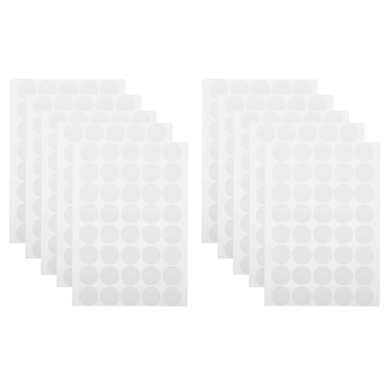 PENIKOKO Circle Dots Labels Paper 10 Sheets 1.0In - Walmart.com