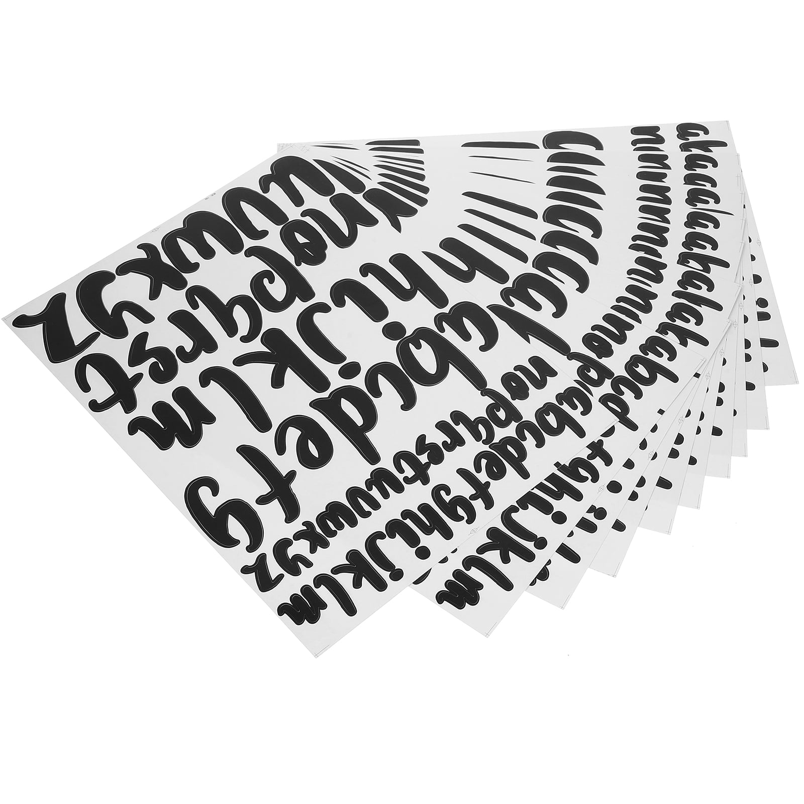 10 Sheets of Bulletin Mailbox Letter Stickers Letters Decals Diy Self ...