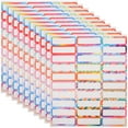 10 Sheets of Name Labels Adhesive Name Stickers Baby Name Labels ...