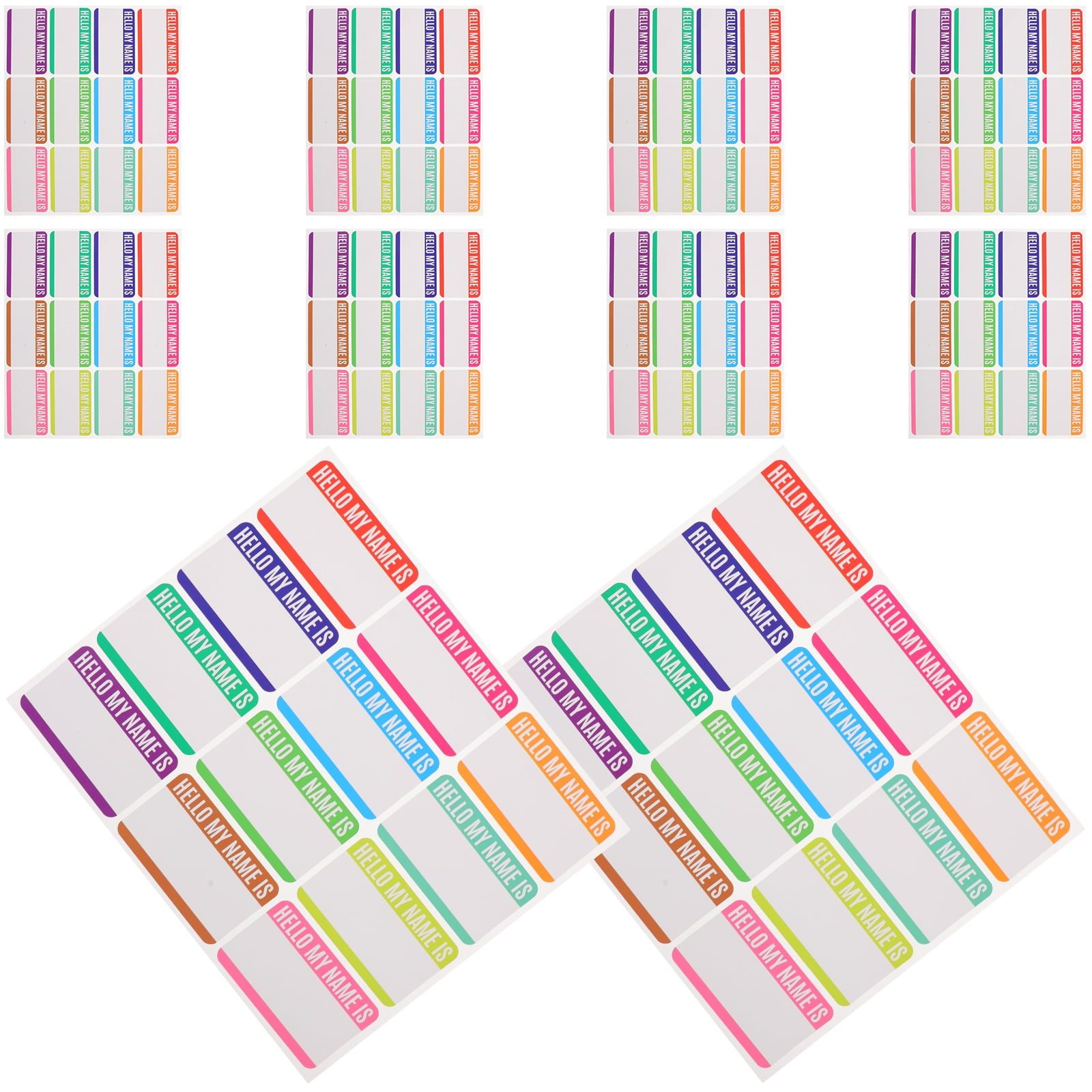 10 Sheets of Name Stickers for Kids Practical Name Labels for Kids ...