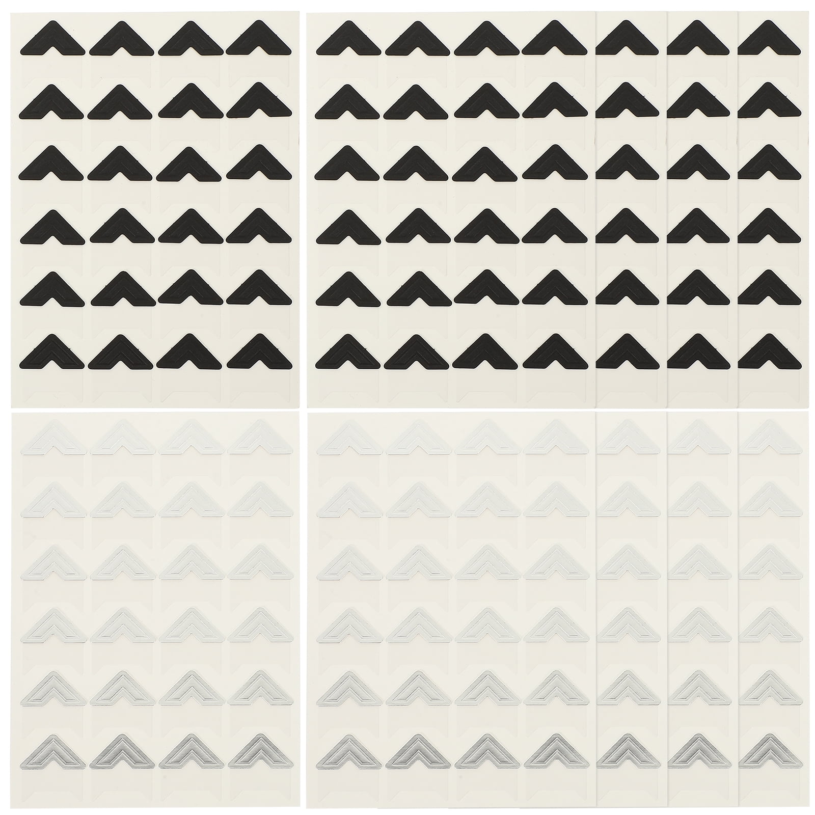 TABLZONE Self-Adhesive Photo Corners Assorted Colors for Scrapbooking ...