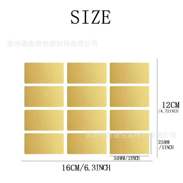 10 Sheets of Scratch Off Stickers for Birthday Cards and Party Games ...