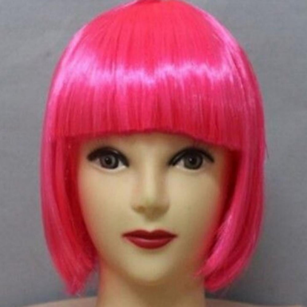10" Short Straight Hair Flapper Cosplay Costume Bob Wig - Walmart.com