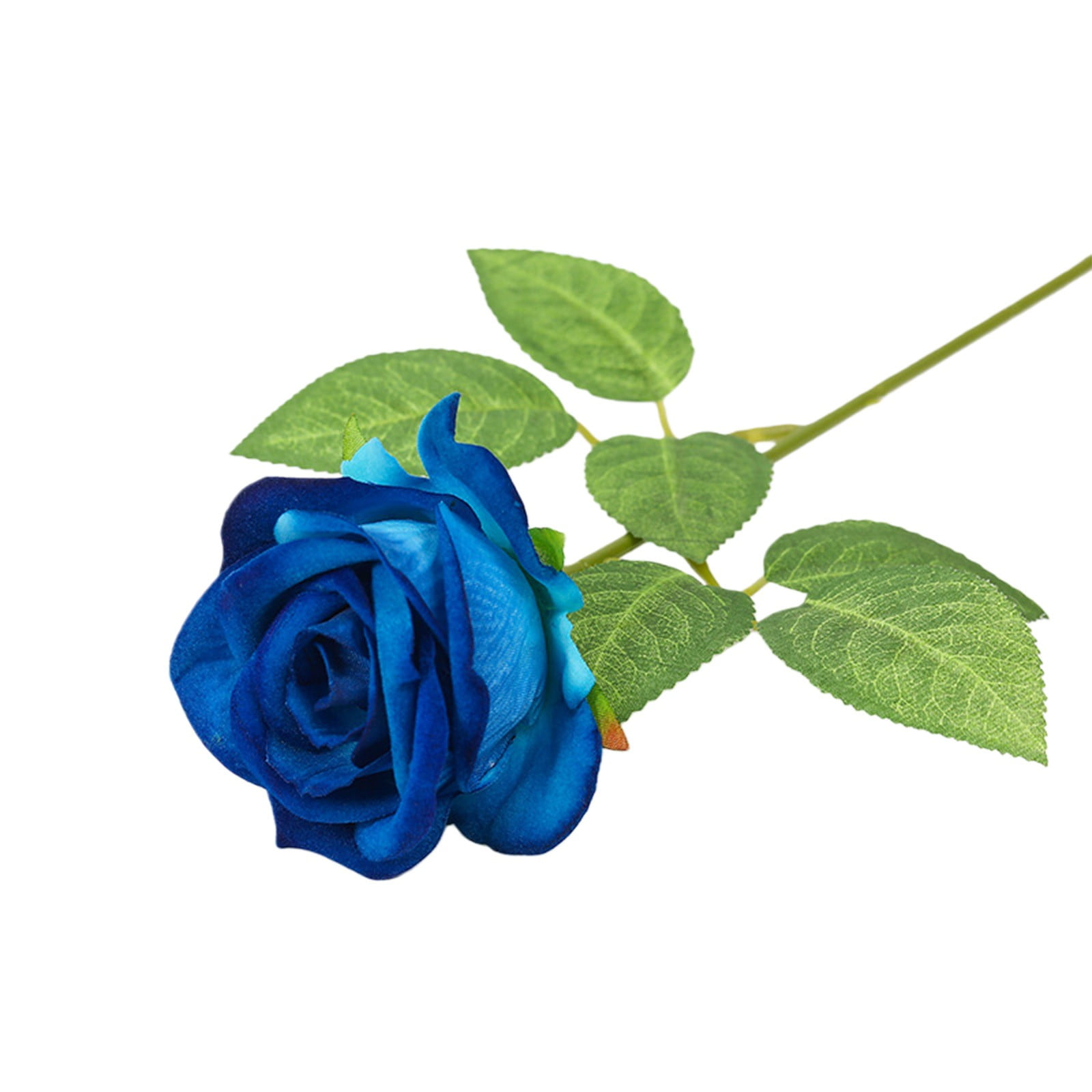 Under $10 Single Artificial Rose 16 Inch, Cloth Realistic Fake Red Rose ...