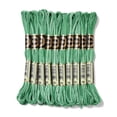 10 Skeins 6-Ply Polyester Embroidery Floss Stitch Threads Segment Dyed ...