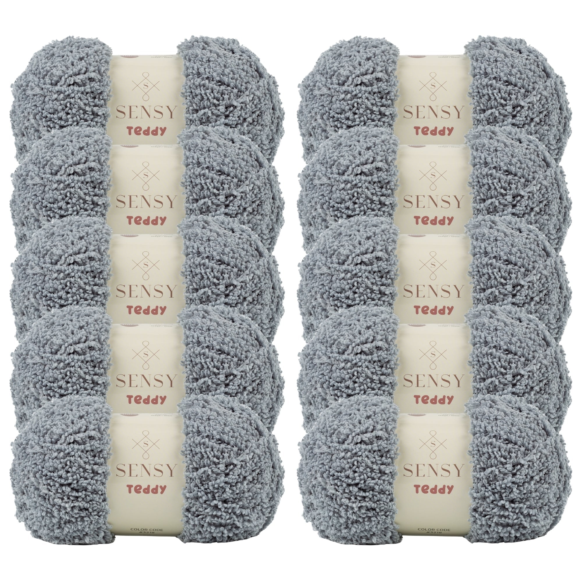 10 Skeins of Sensy Teddy Yarn for Crocheting, Sheepy Yarn, Sherpa ...