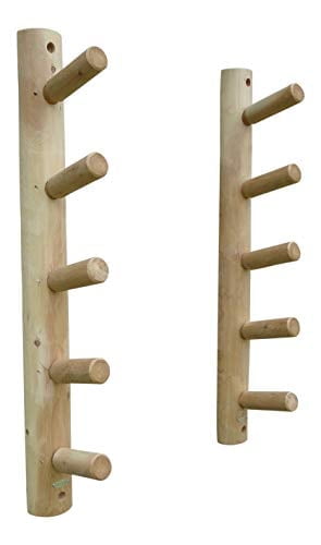 10-Slot Wall-Mounted Rack, Ski Storage Rack for Garage, Outdoor Ski ...