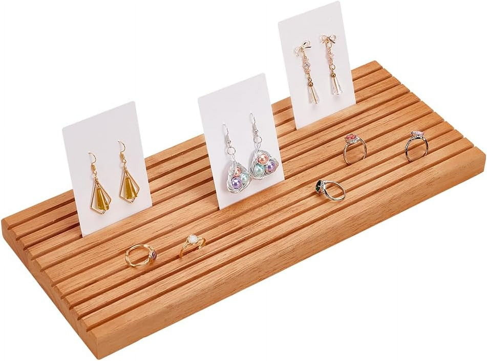 10-Slot Wooden Quilting Ruler Stand and Template Organizer Goldenrod ...