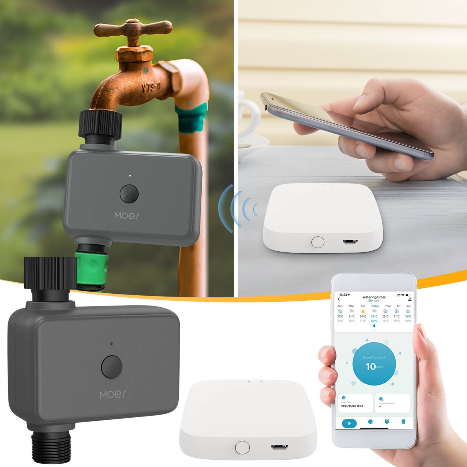 Under 10, Smart Garden Irrigation System, Bluetooth App-Controlled ...