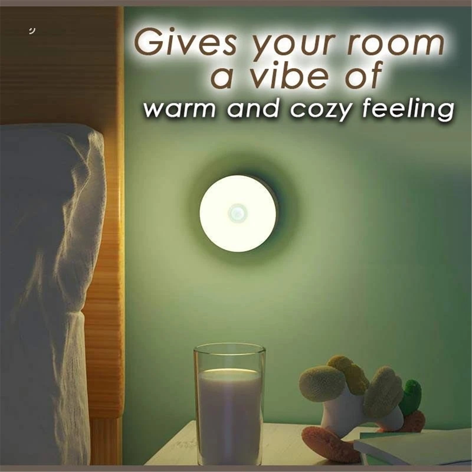 Under 10,Smart Human Body Motion Sensor Night Light,USB Charging LED ...