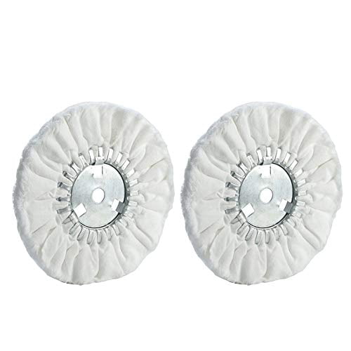 10" Soft Airway Buffing Wheel White Flannel / 5/8'' Arbor Hole/Finish ...