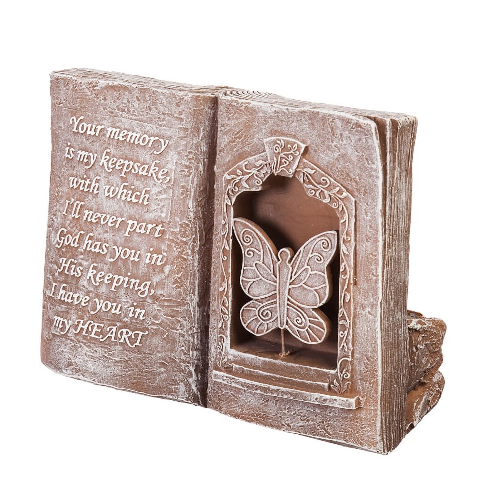 10" Solar Memorial Stone, Butterfly - Walmart.com