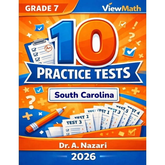 10 South Carolina SC READY Grade 7 Math Practice Tests: The Ultimate ...