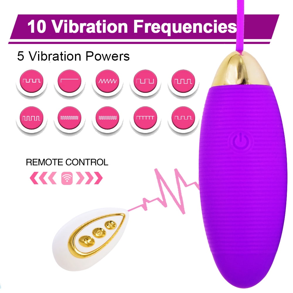 10 Speed Bullet Egg Vibrator With Remote Control Silicone Bullet Eggs