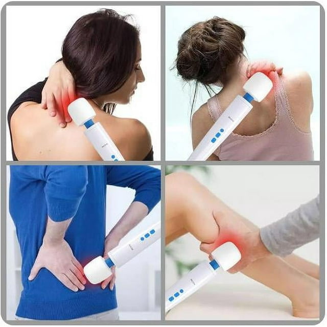 10 Speeds Wired Powerful Handheld Electric Back Massager With Strong