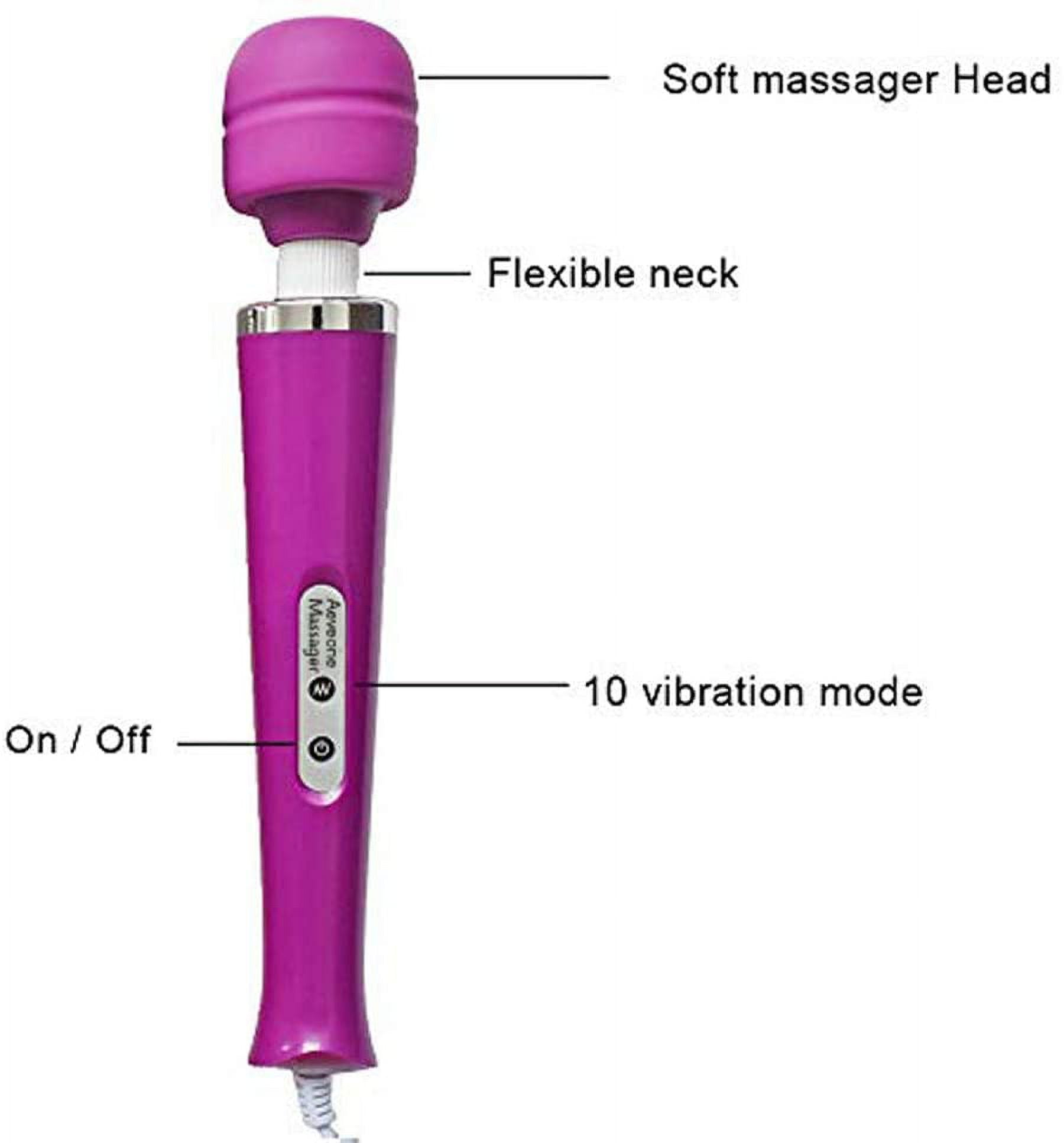 10 Speeds Wired Powerful Handheld Electric Back Massager With Strong Vibrations Personal