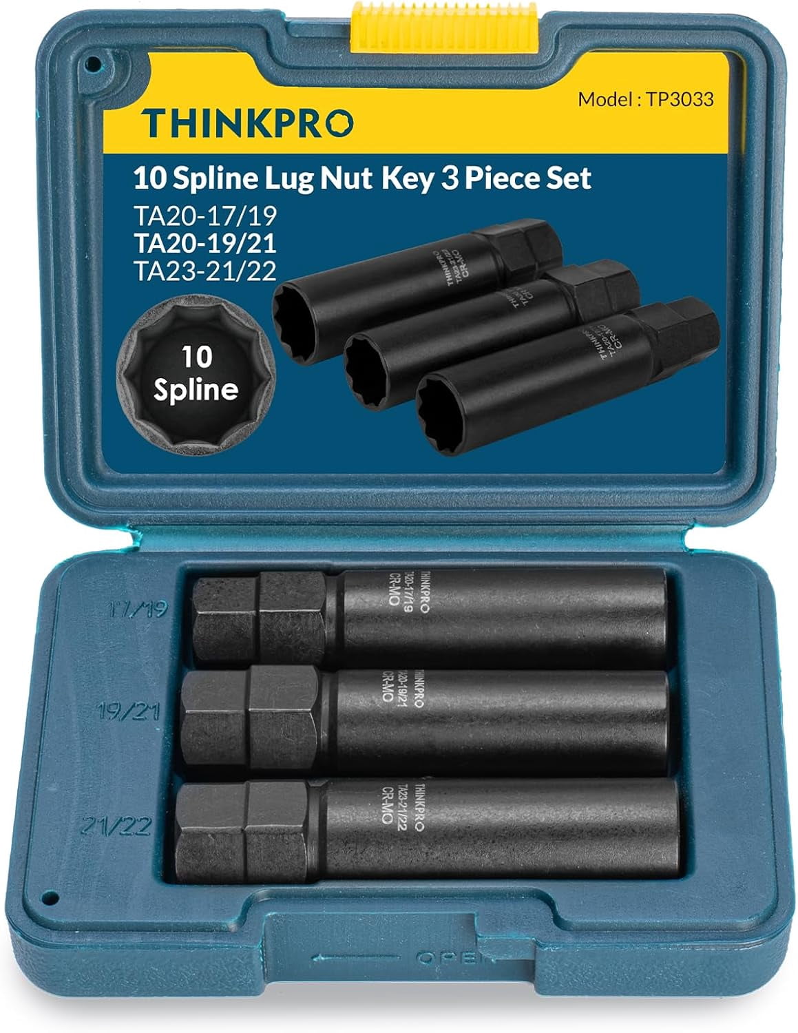 10-Spline Lug Nut Key, Compatible with Bimecc 10-Spline Lug Nuts and ...