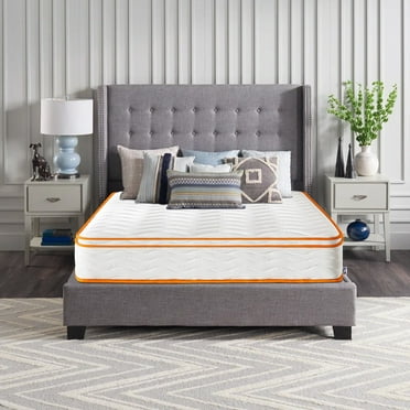 Coolvie Full Size 10-Inch Hybrid Memory Foam Spring Mattress in a Box ...