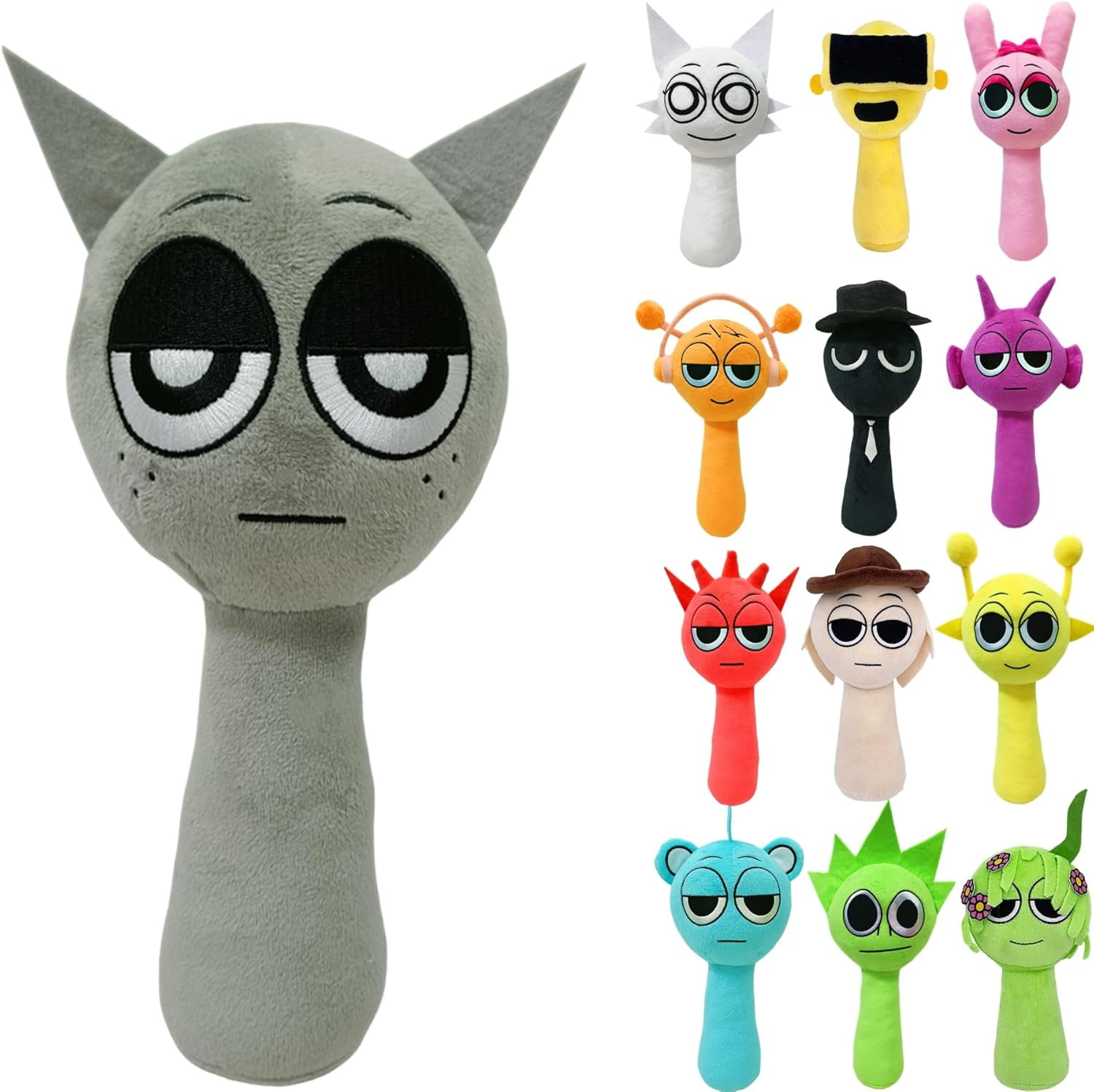 10'' Sprunki Anime Plush Toy Stuffed Doll Soft Figure, Sprunk Soft ...