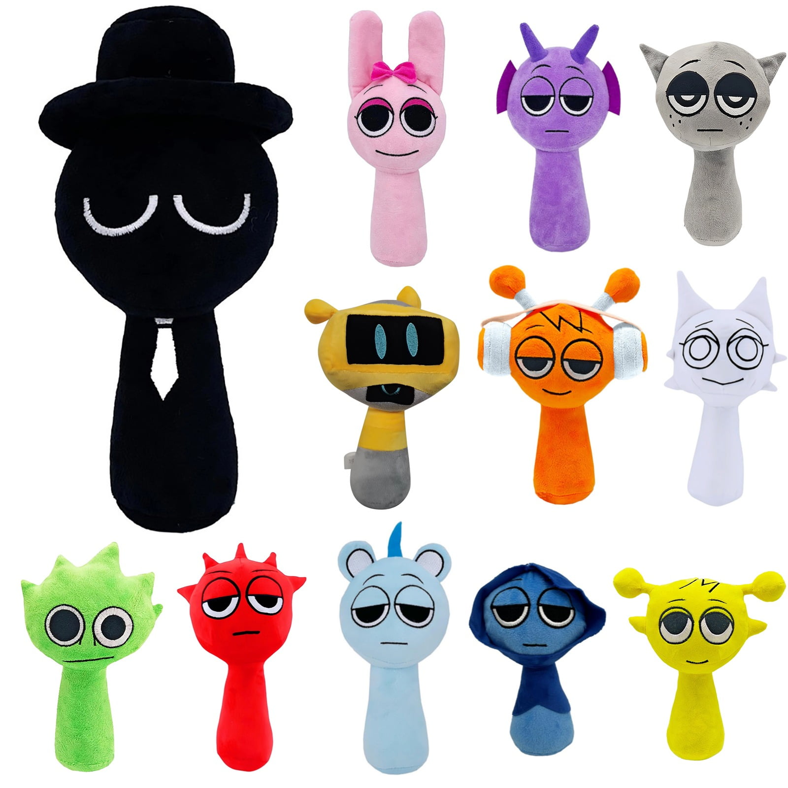 10" Sprunki Plushies Merch, sprunki Toys Plush,New Monster Horror Game ...