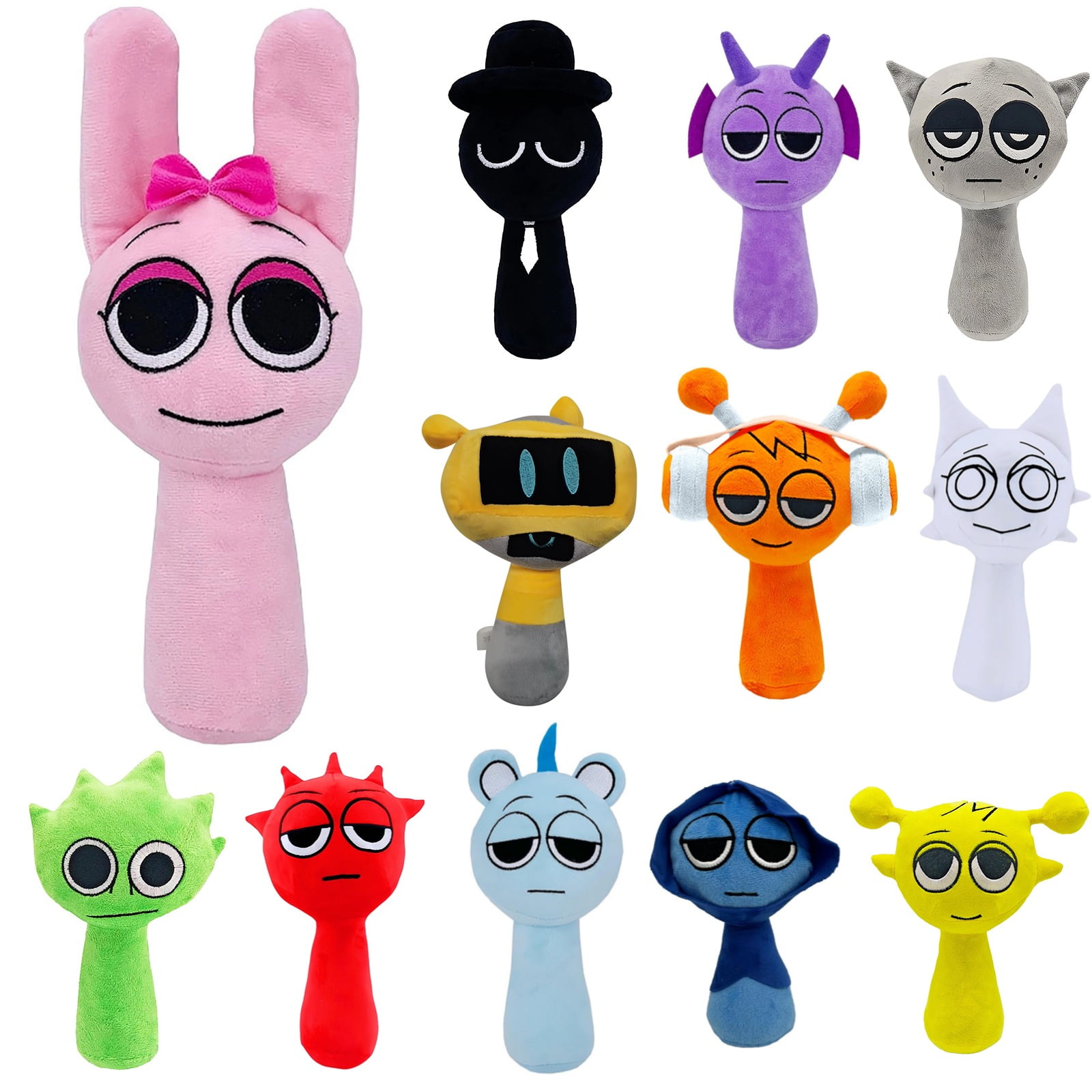 10" Sprunki Plushies Merch, sprunki Toys Plush, Realistic Cute Soft ...