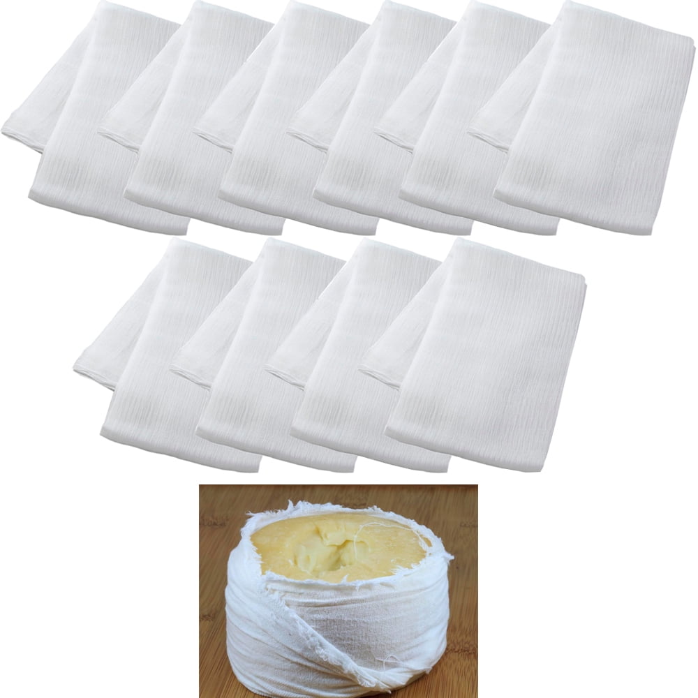 10 Sq Yard Cheesecloth White Gauze Fabric Kitchen Cheese Cloth Bleach ...