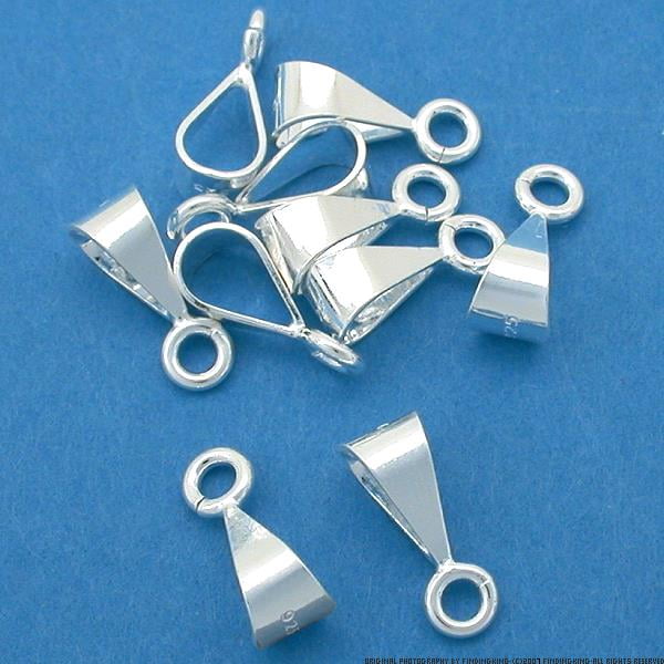 10 St. Silver Slider Bail Large Perpendicular Ring 12mm - Walmart.com