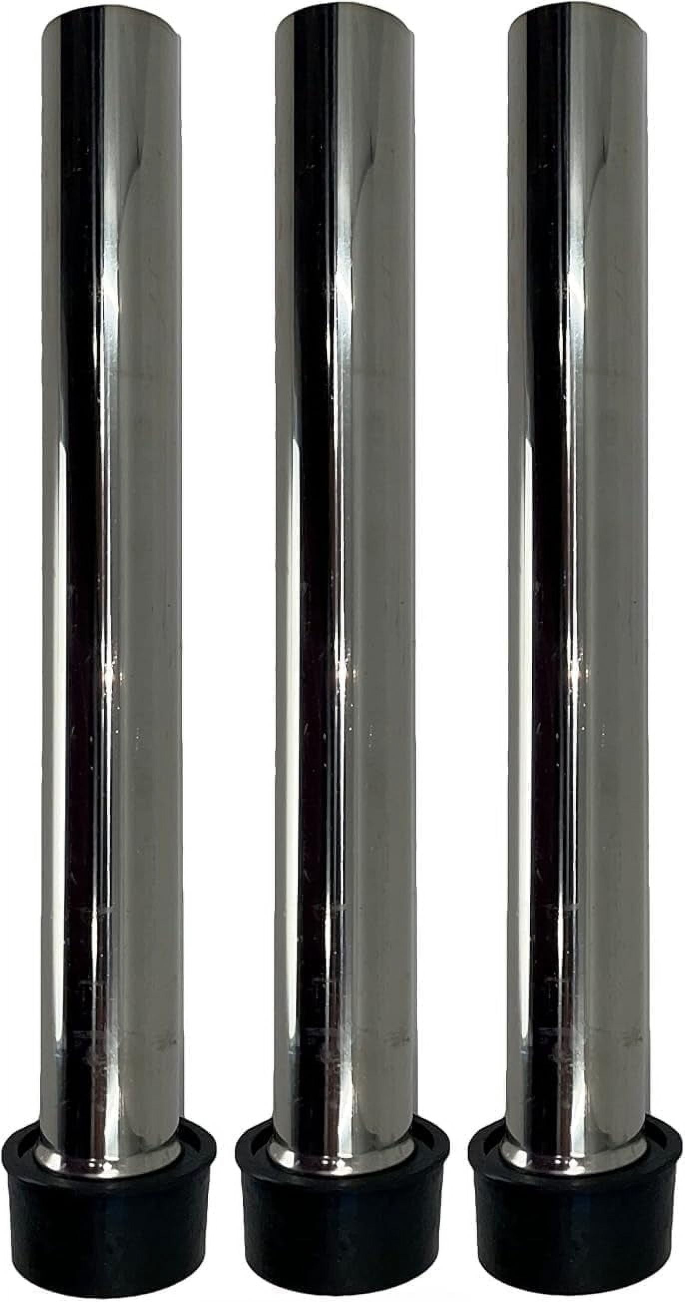 10" Stainless Steel Bar Sink Overflow Pipe 3-Pack | 1 1/2" Drain ...