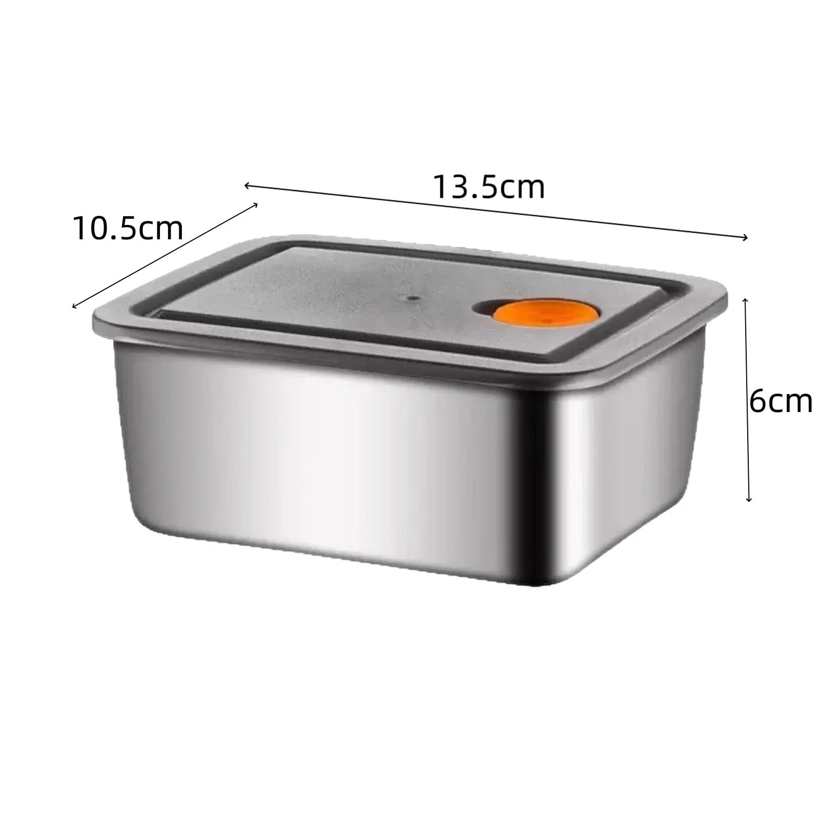 10 Stainless Steel Food Storage Containers, Thickened Food Grade, For ...