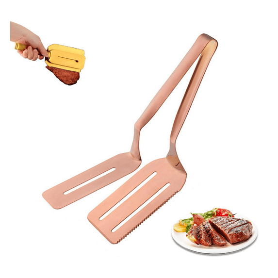 10" Stainless Steel Grill Clamp Spatula,2026 Upgraded Multi-Functional ...