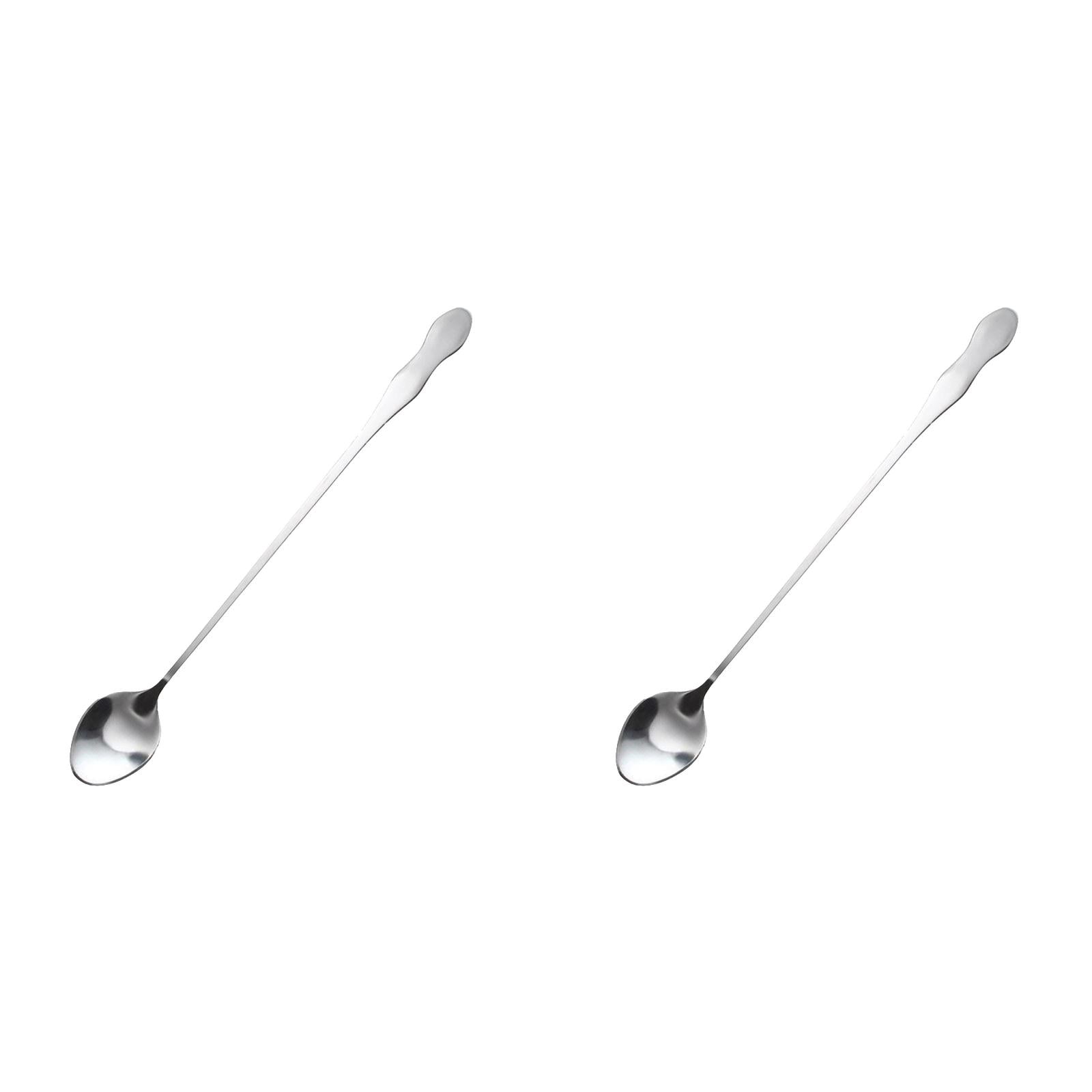 10 In Stainless Steel Long Coffee Spoon Stirring/Stir Stick,Drink ...