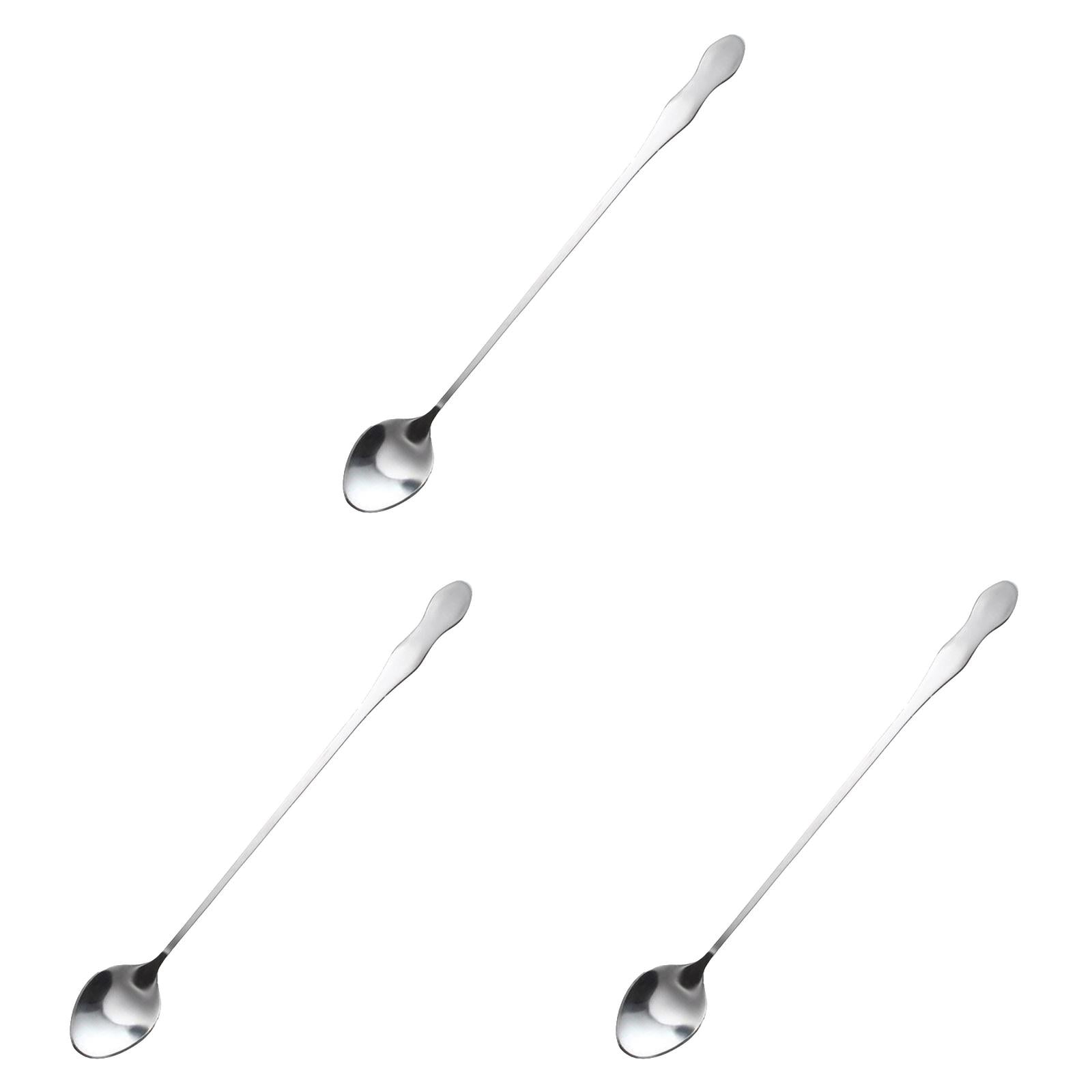 10 In Stainless Steel Long Coffee Spoon Stirring/Stir Stick,Drink ...