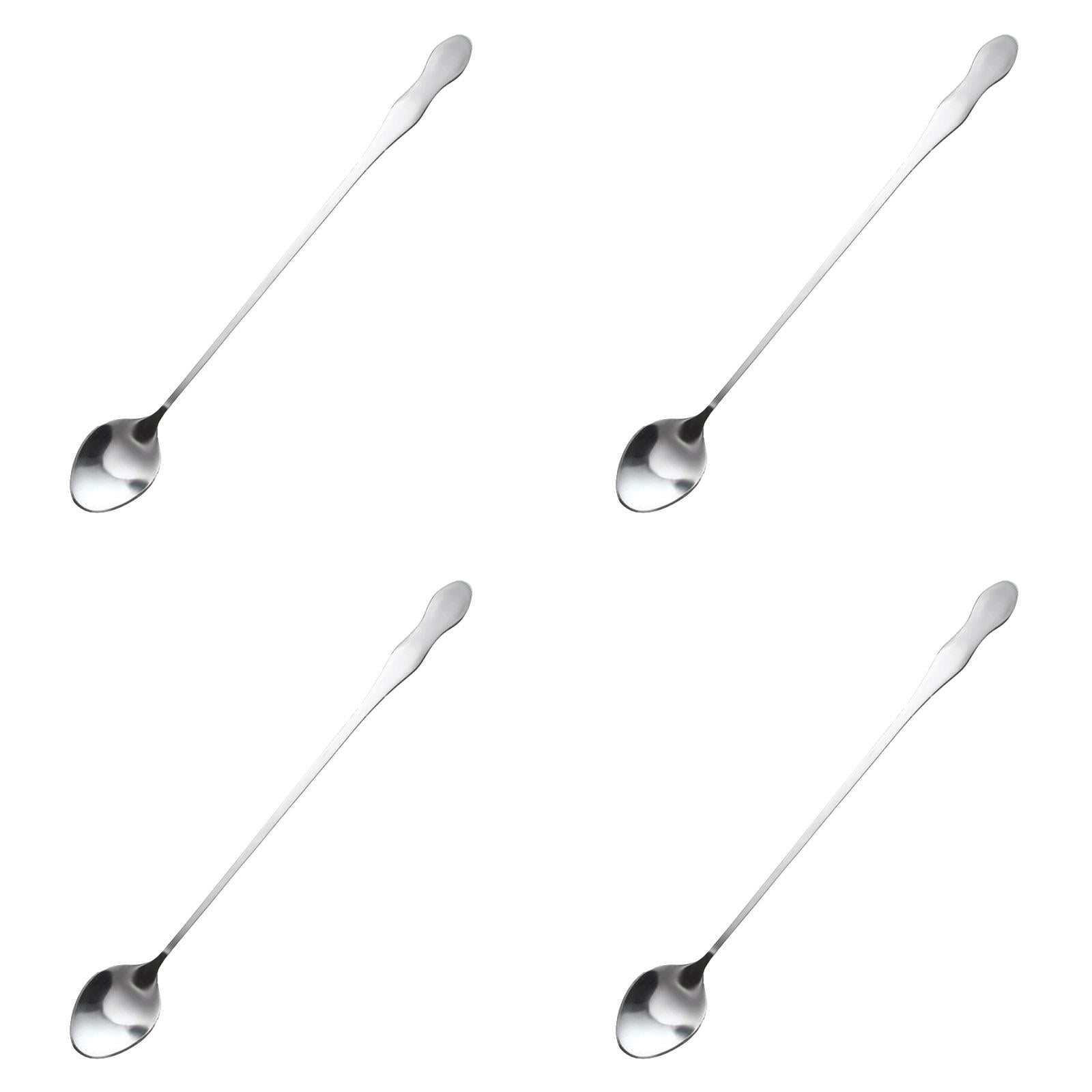10 In Stainless Steel Long Coffee Spoon Stirring/Stir Stick,Drink ...