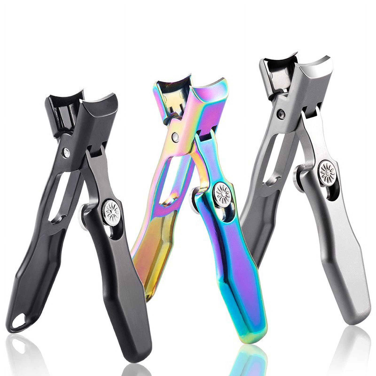Under 10, Stainless Steel Nail Clippers, Double-Curved Blade, Wide ...