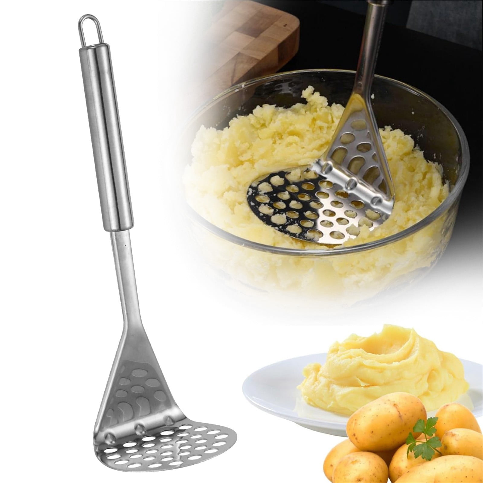 10" Stainless Steel Potato Masher,Stainless Steel Potato Masher,Great ...
