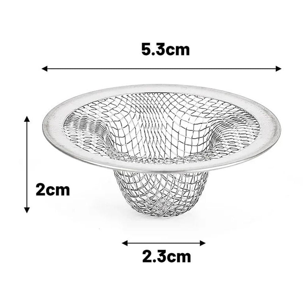 10 Stainless Steel Sink Filter Kitchen Bathroom Floor Drain Mesh ...