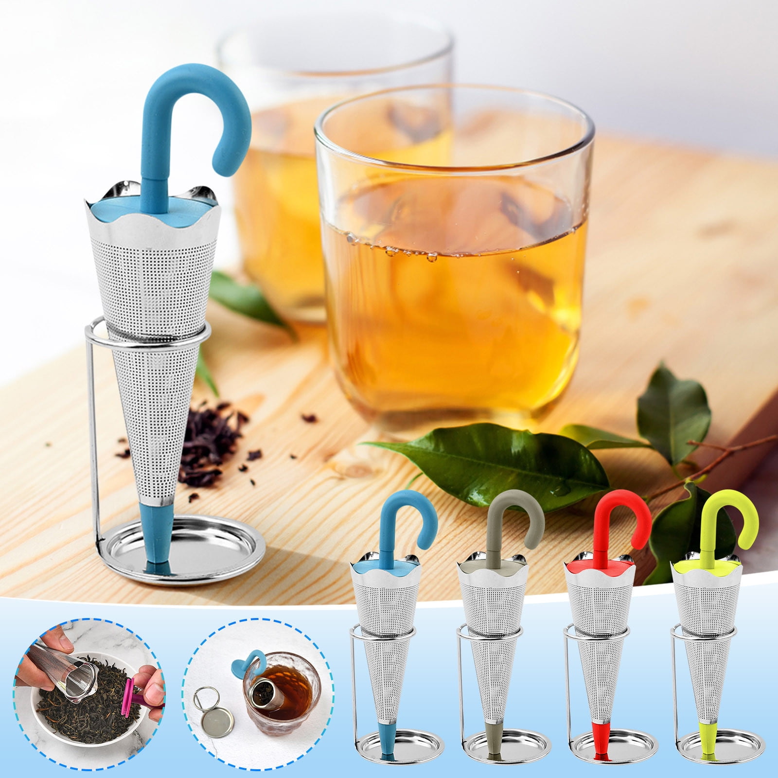 Under 10, Stainless Steel Tea Infuser, Hanging Tea Filter, Pour-Over ...