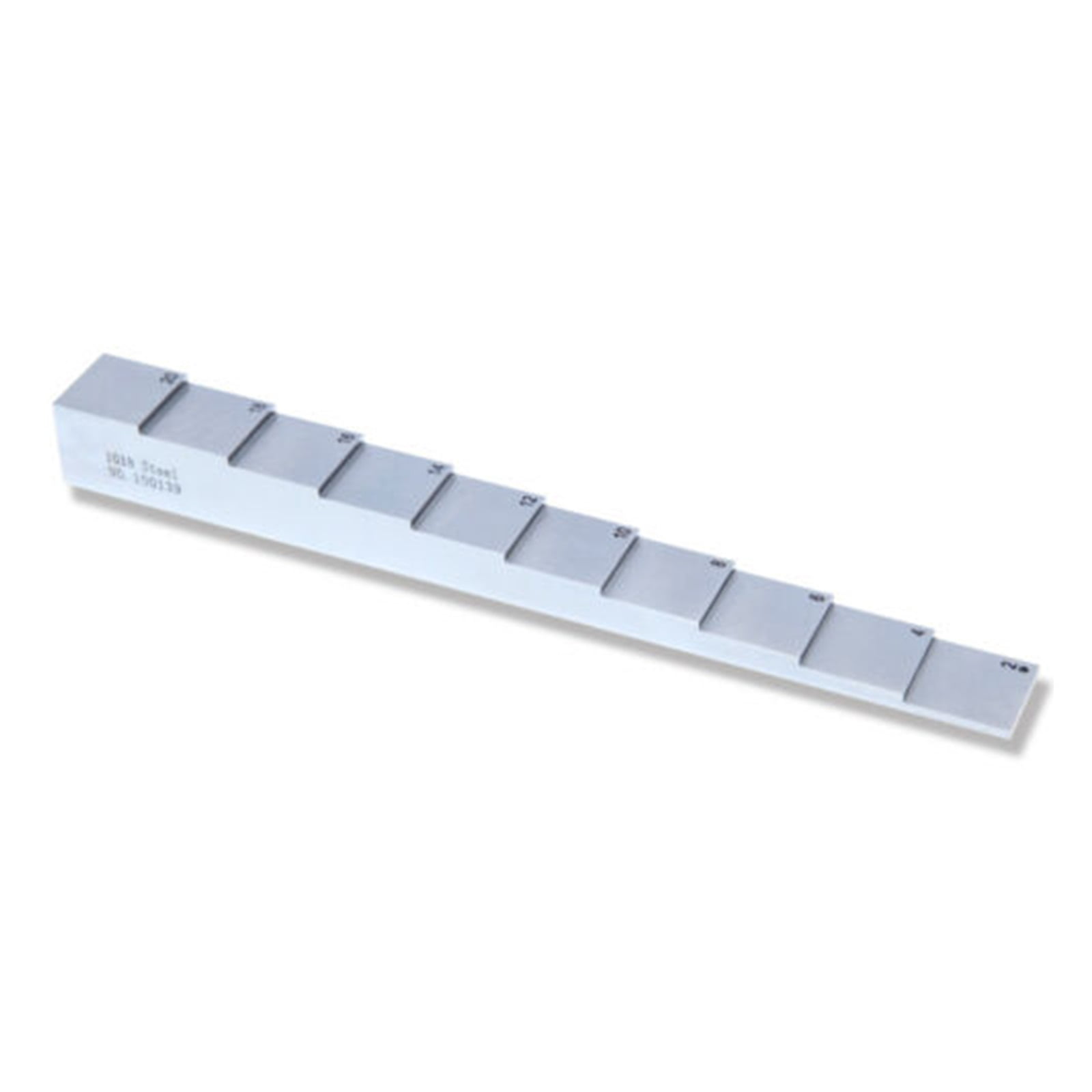 10 Step 2-20mm 1018 Steel Calibration Block Step Wedge For Ultrasonic ...