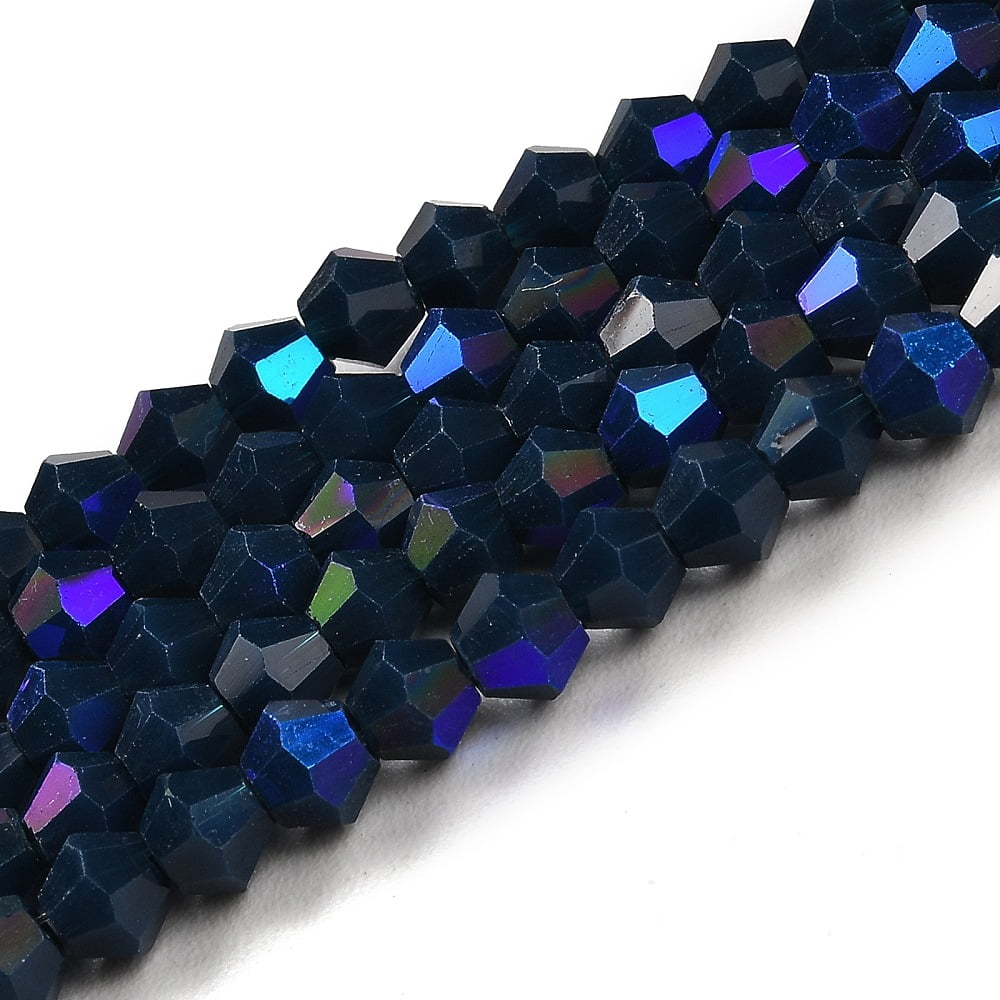 10 Strand Opaque Solid Color Imitation Jade Glass Beads Strands AB ...