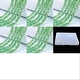 10 Strands 5 Styles Electroplate Glass Beads Strands AB Color Plated ...
