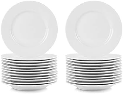 10 Strawberry Street 10.5" Catering Round Dinner Plate, Set of 12 ...
