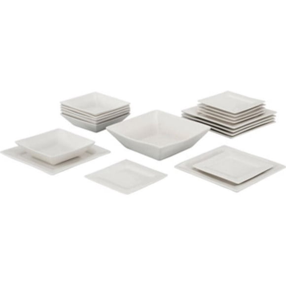 White Square Dinnerware
