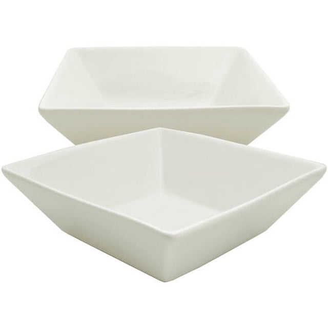 10 Strawberry Street Nova Square Serving Bowl, Set of 2 - Walmart.com