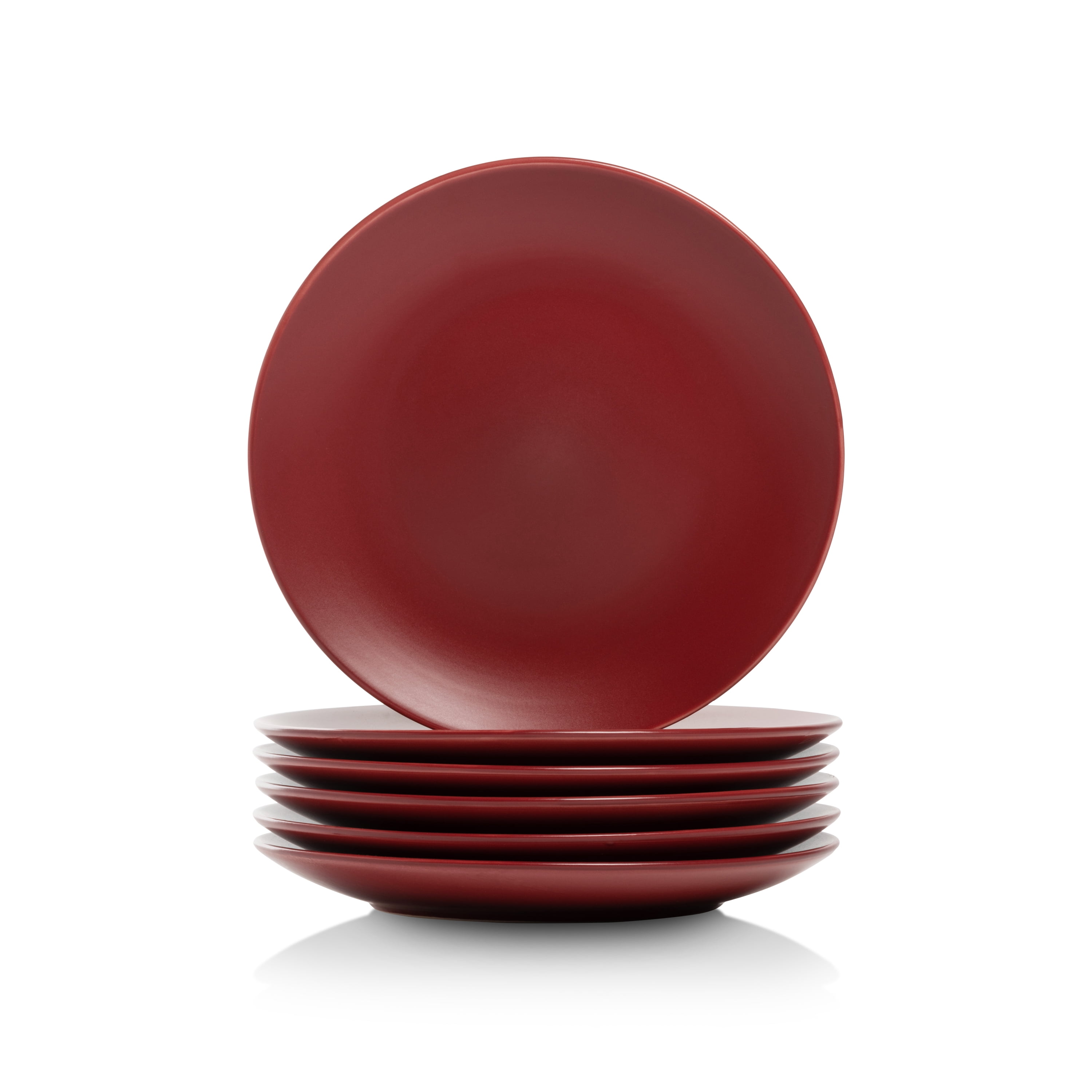 10 Strawberry Street Ceramic Salad Plates, Matte, Modern Design, 7.75 ...