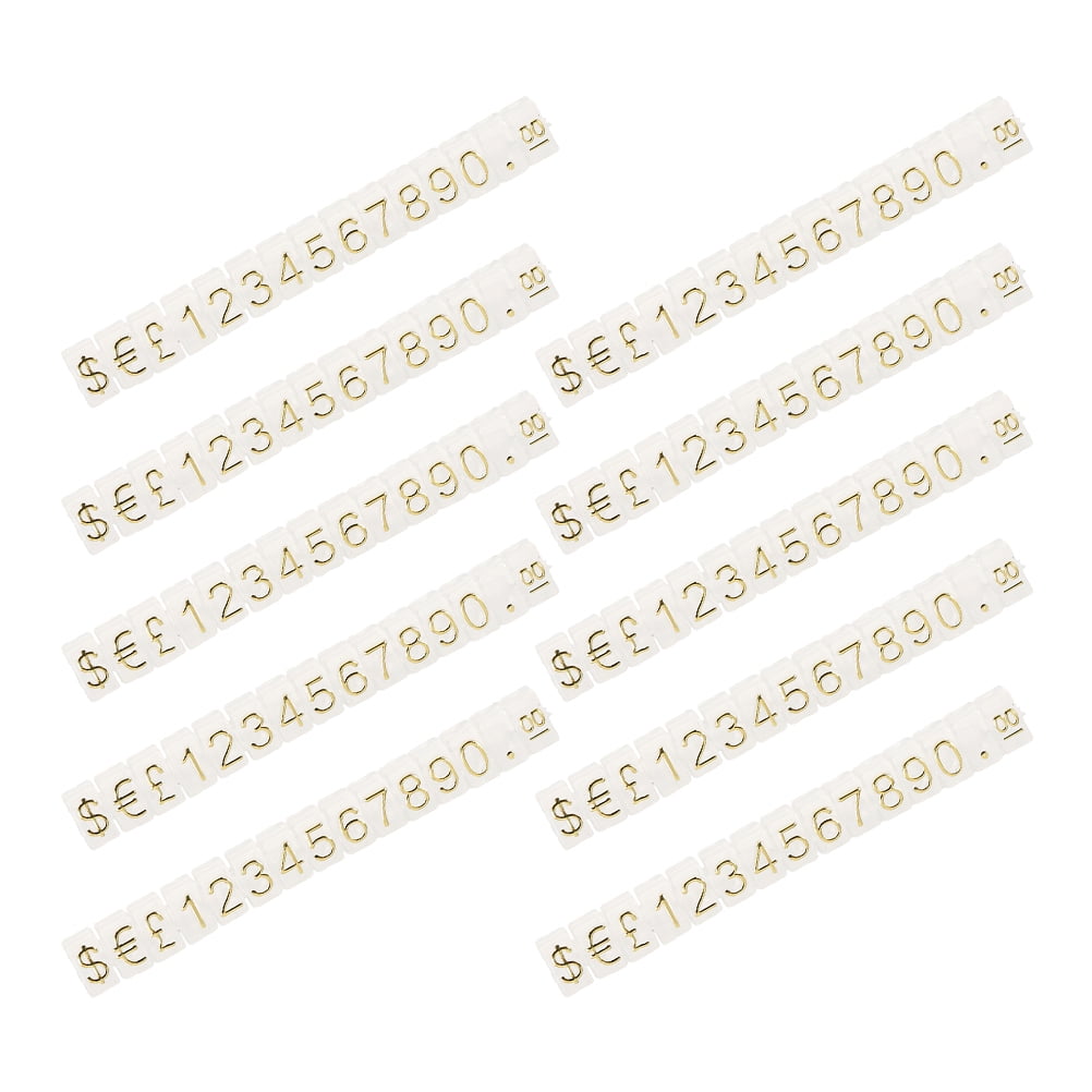 10 Strings Price Tag Cube Adjustable Assembly Pricing Counter Display ...