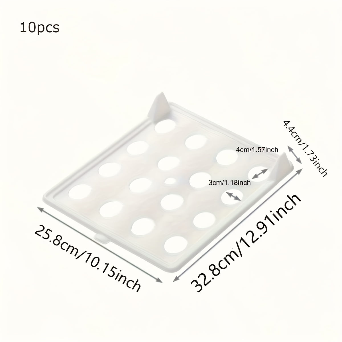10 Sturdy Plastic Collapsible Storage Boxes, Stackable Containers for ...