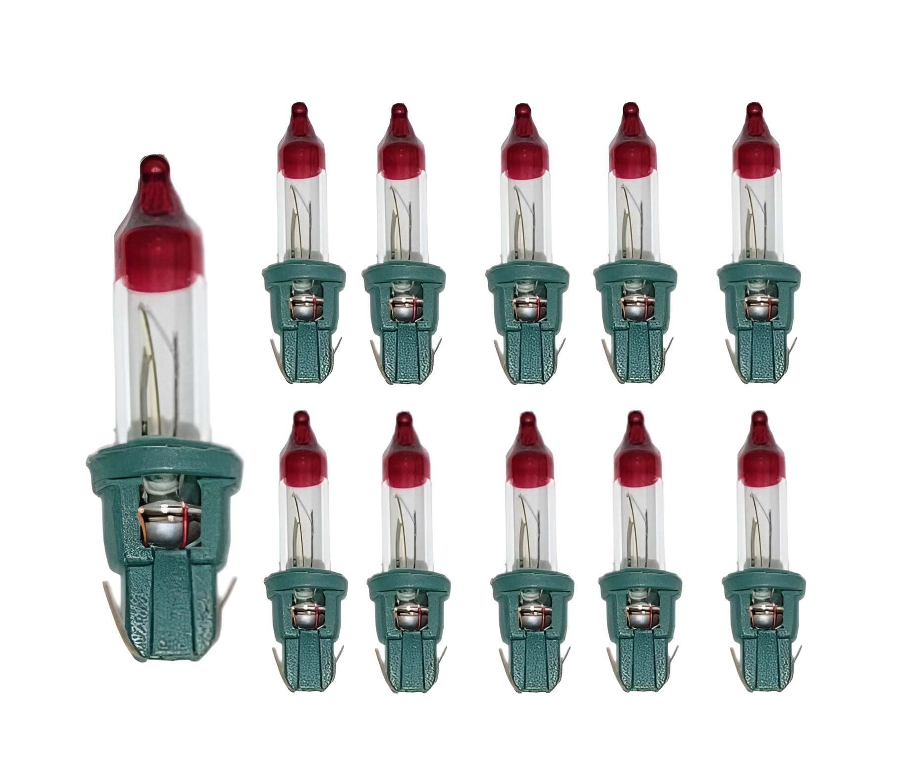 10 Style D Mini Bulb Flashers, Christmas Tree Replacement Bulbs, 2.5V 0 ...