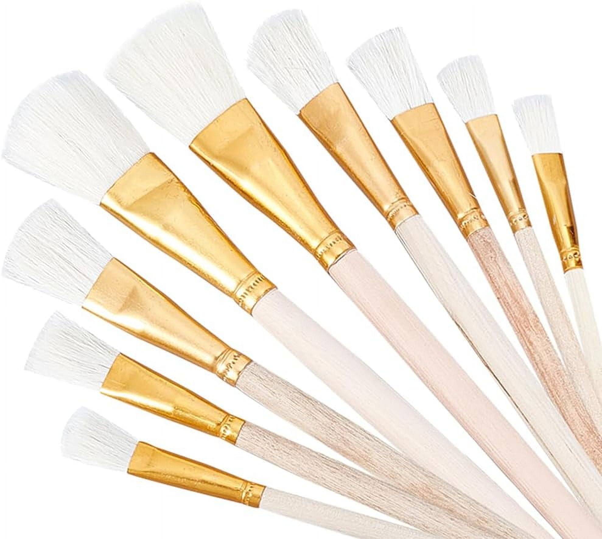 10 Styles Gilding Brush Gold Leaf Hair Duster Paint Brushes Set Edible ...
